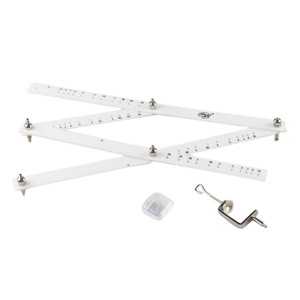 10-кратная Линейка-Лупа Складная Пластиковая Линейка-Лупа 10-кратная Увеличительная Линейка для Рисования Художников, Дизайнеров, Любителей Ремесел