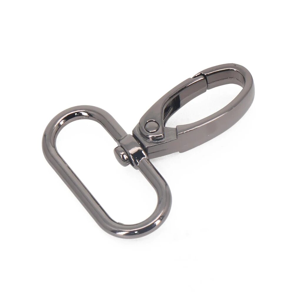 5 шт, Металлические карабины с застежкой-лобстером RoYishi Webbing Size 15mm, Black Gun