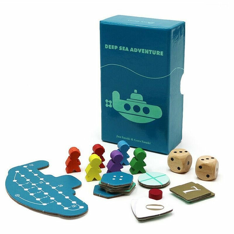 Английская версия глубоководной приключенческой настольной игры underwater ADVENTURE семейная детская развивающая карточная игрушка