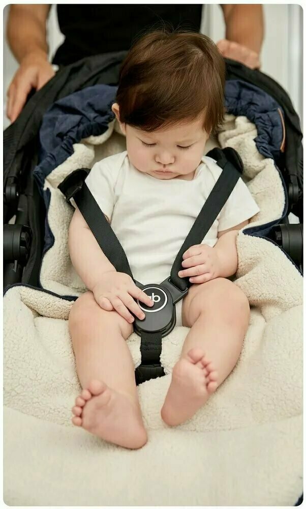 Конверт-кокон в коляску, утеплитель из хлопкового волокна, цвет светло-серый