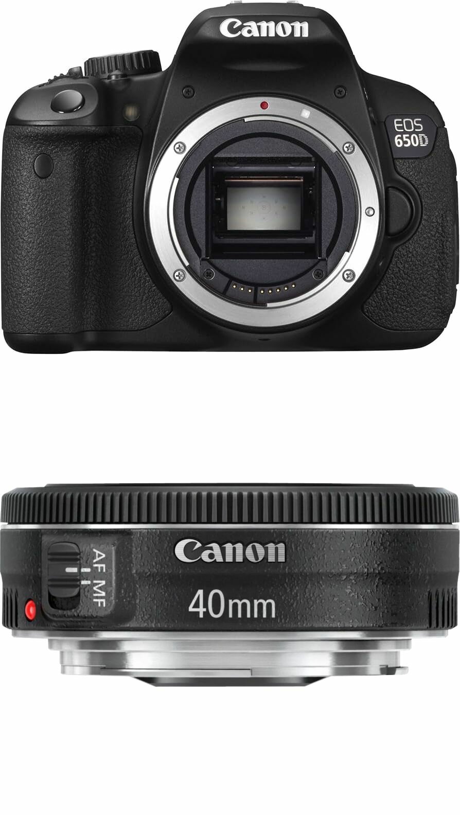 Фотоаппарат Canon EOS 650D Kit EF 40mm f/2.8 STM – компактный зеркальный комплект