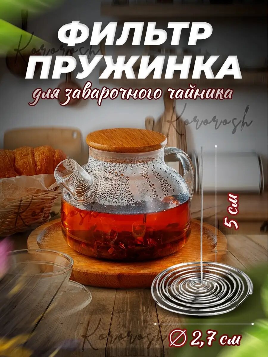 Ситечко для чая в носик чайника сеточка для чая d-2,7см,1 шт