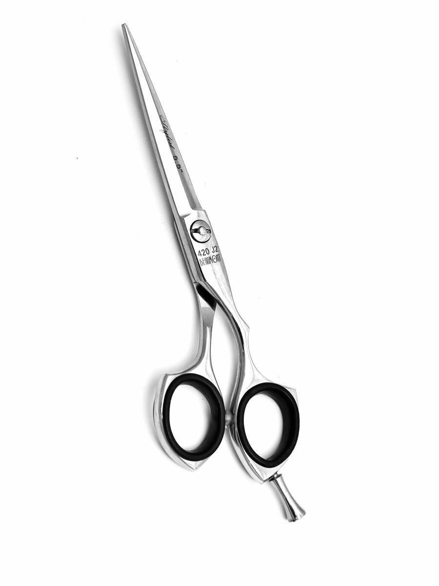 Ножницы BERUMONT GROUP, парикмахерские, нержавеющая сталь, серый металлик