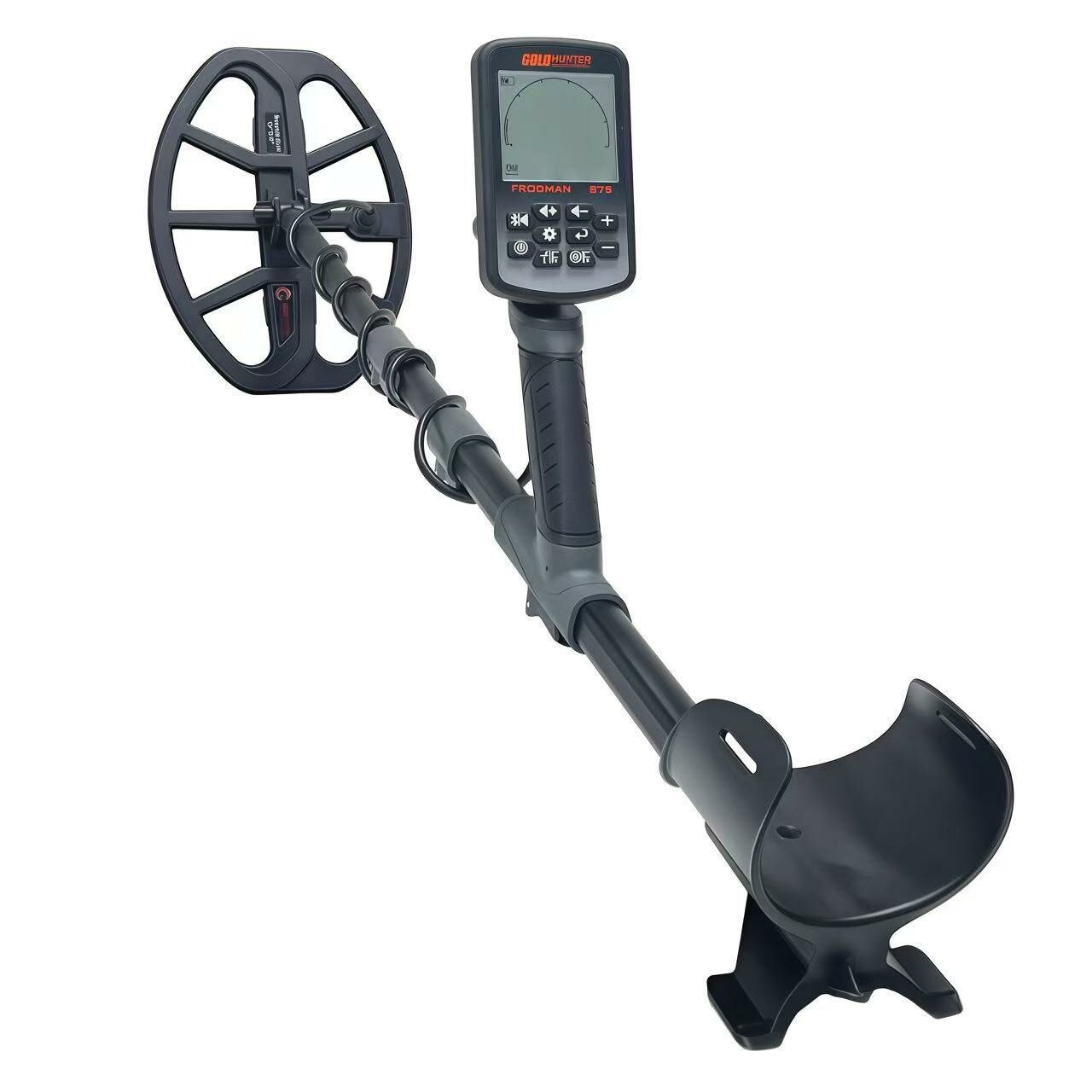 Металлоискатель Gold Hunter Frogman B75 с DD катушкой 12" и беспроводными наушниками, водонепроницаемый