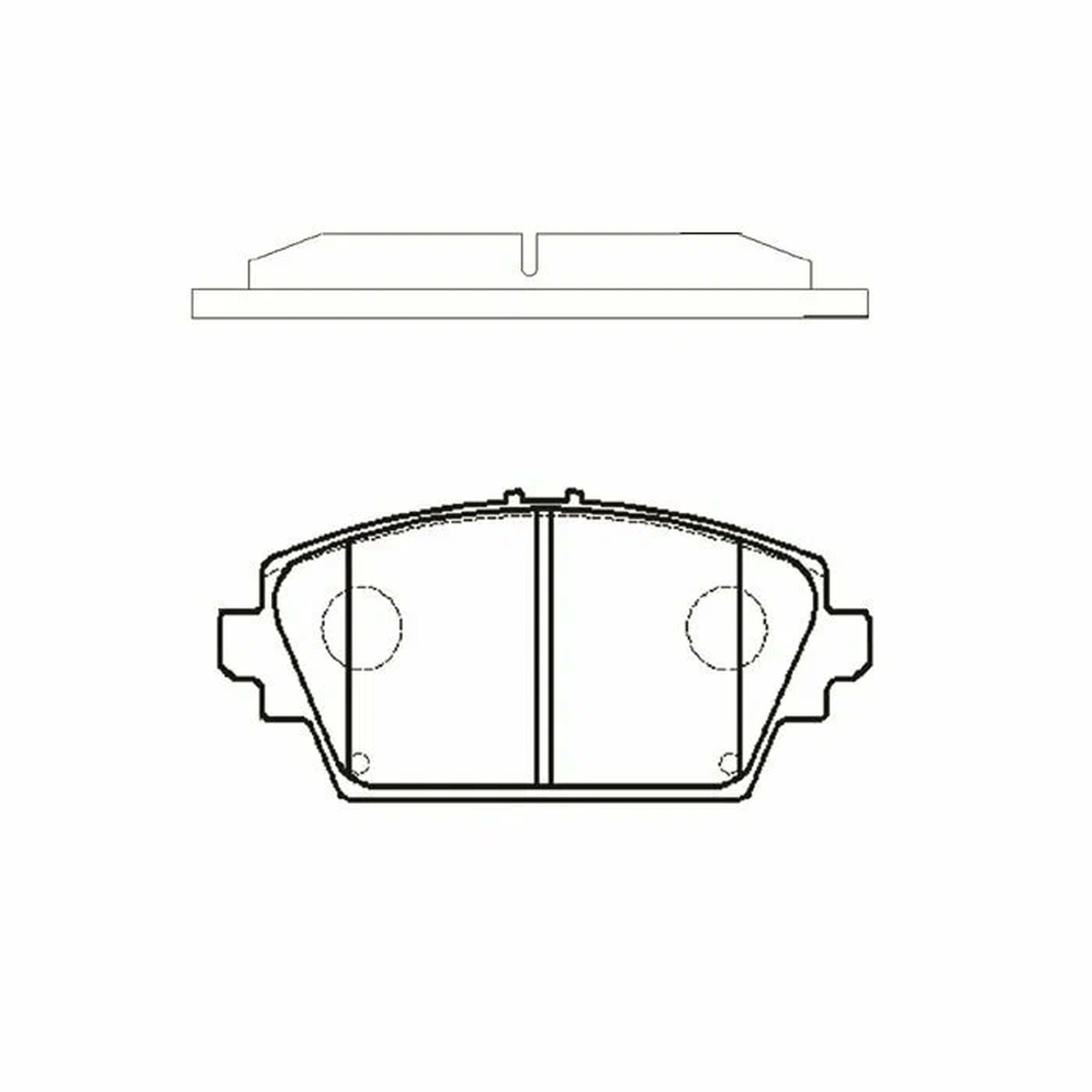 Тормозные колодки дисковые передние CTR GK0835 для а/м Honda Accord, MG, Nissan Almera, Primera