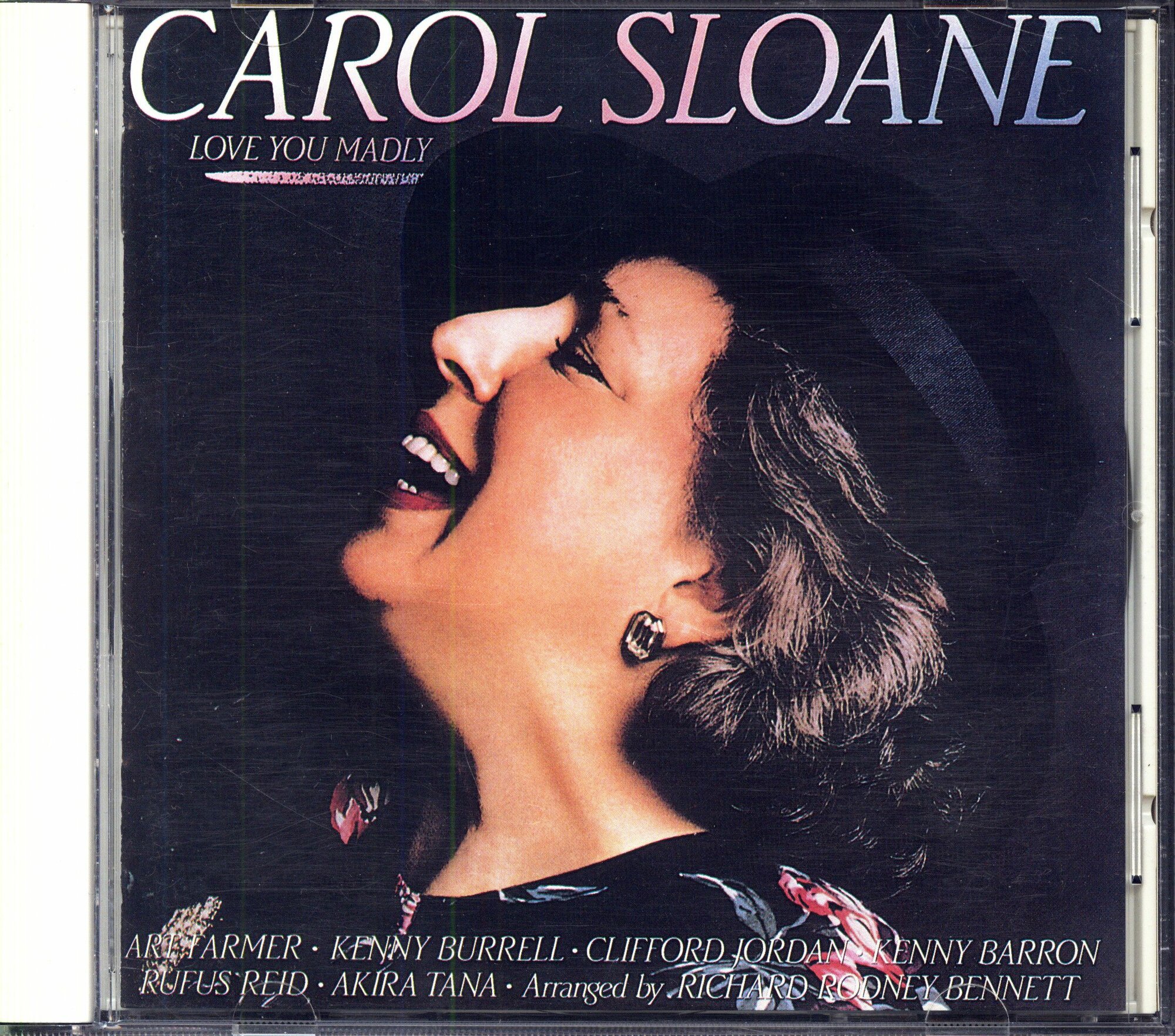 Carol Sloane. Love You Madly (Japan, Victor Musical, VDJ-1223, 1989) CD диск