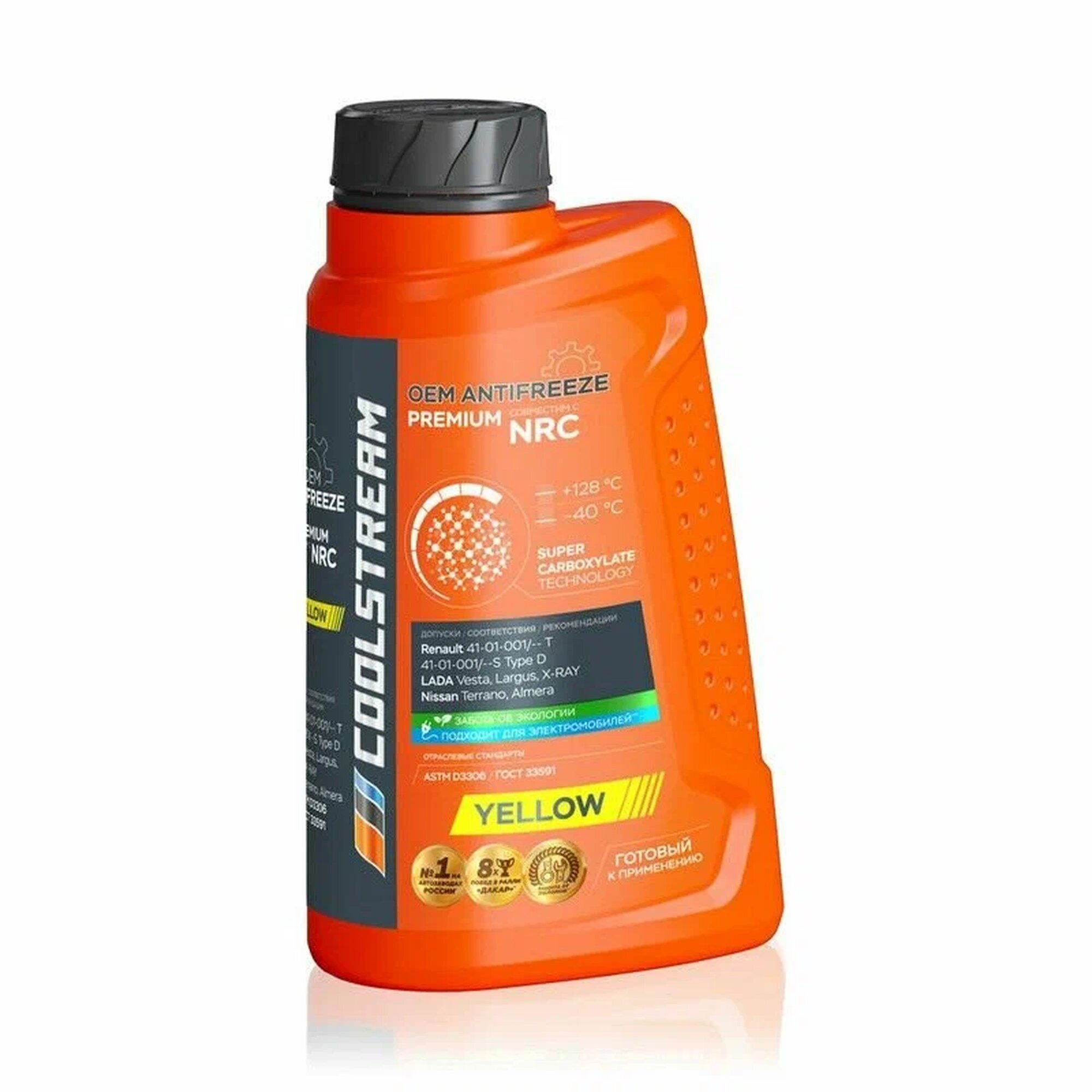 Антифриз Coolstream Premium NRC CS010101YE, карбоксилатная технология, 1 кг