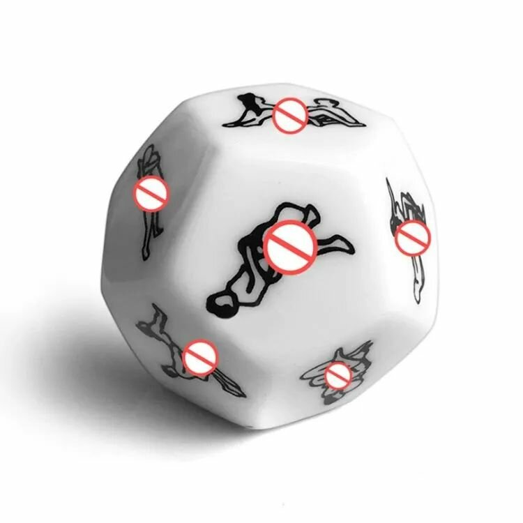 Sm двенадцатигранный секс-кубик в позе взрослого