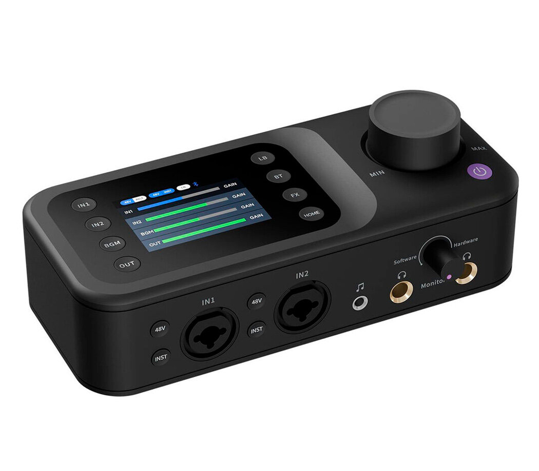 Аудиоинтерфейс Nearity NearStream AMIX40U, 2х XLR / 6.3 мм входа + 1х 3.5 мм Aux