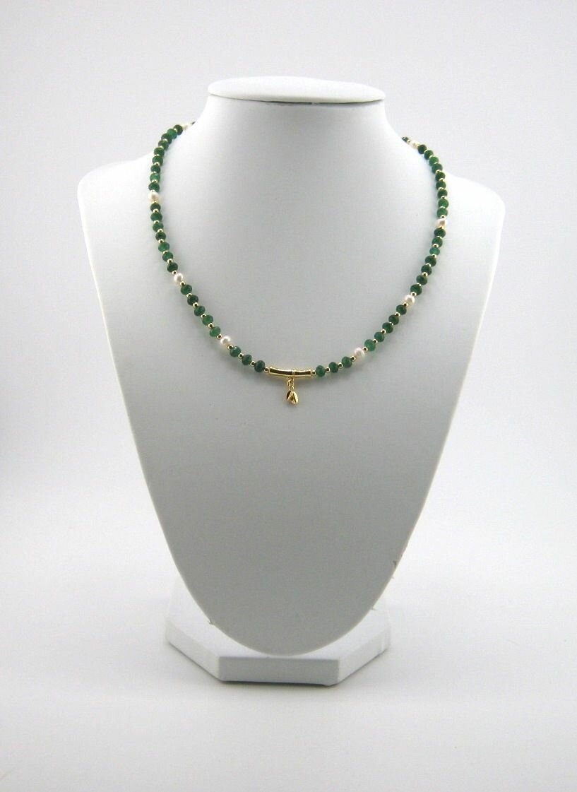 Колье, агат