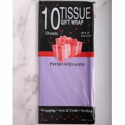 Бумага-тишью КНР фиолетовая, 50х66 см, 10 листов