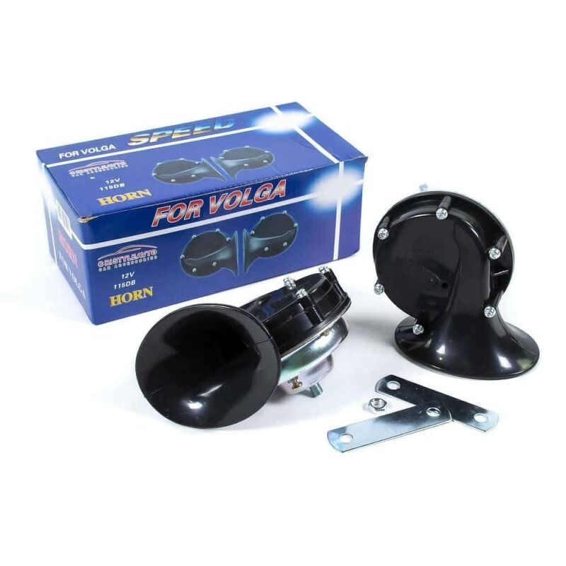 ISKRA Звуковой сигнал ГАЗ Волга низкий высокий тон 105-118 ДБ 12В 2шт