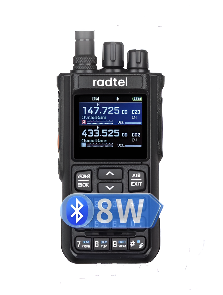 Рация Radtel RT-900, Bluetooth, авиационный диапазон, 256 каналов, 10 Вт