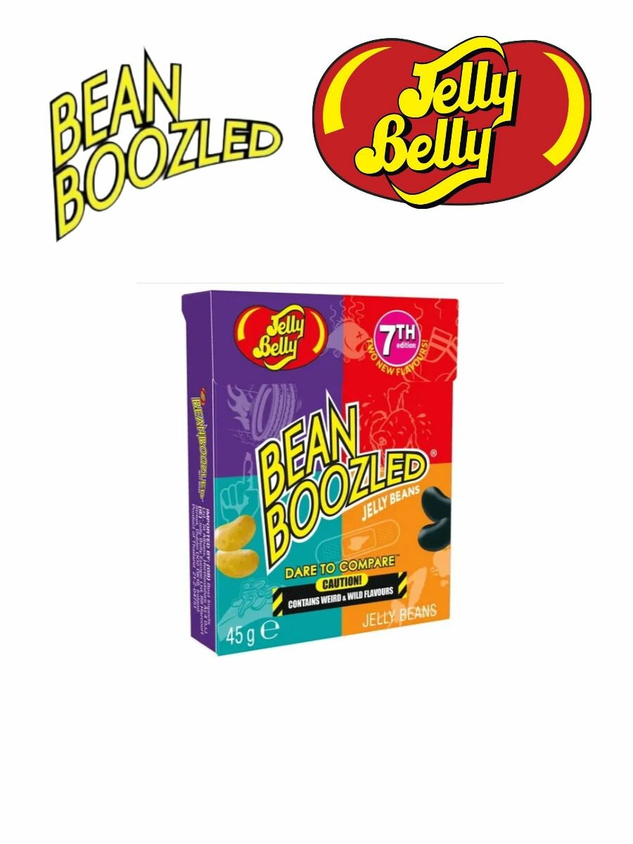Jelly Belly Bean Boozled 7я серия драже жевательное, 45 г