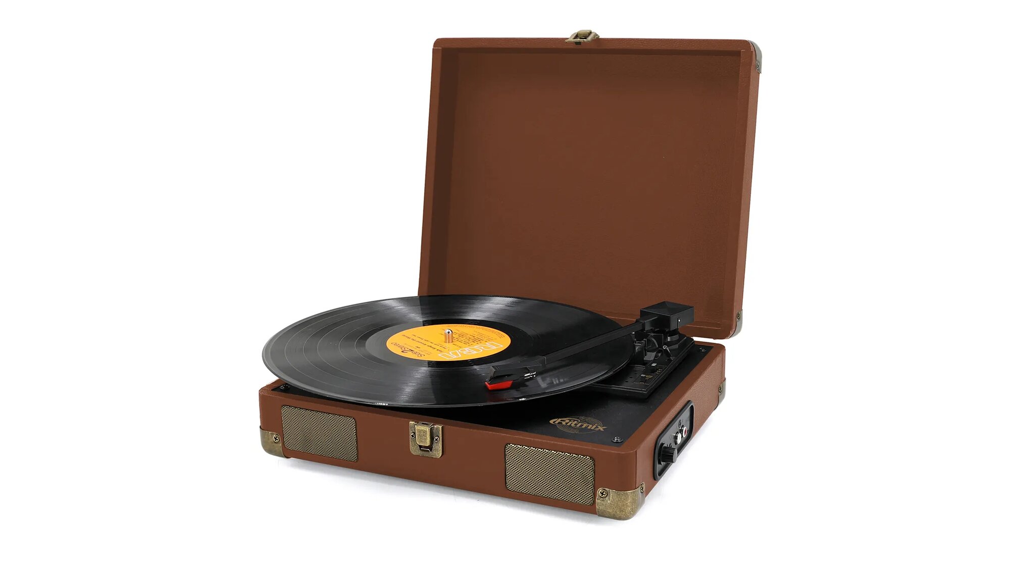 Проигрыватель винила Ritmix LP-100 Brown leather