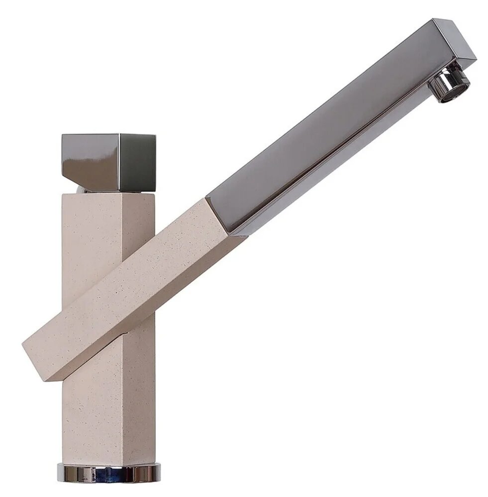 Смеситель для кухни ALVEUS AM 70 P A51 BEIGE+BRS,