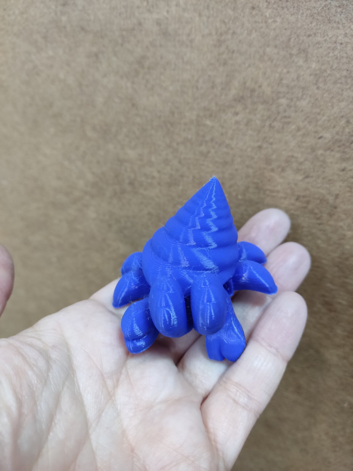 Игрушка-антистресс "Мини краб", 3D-печать, пластик
