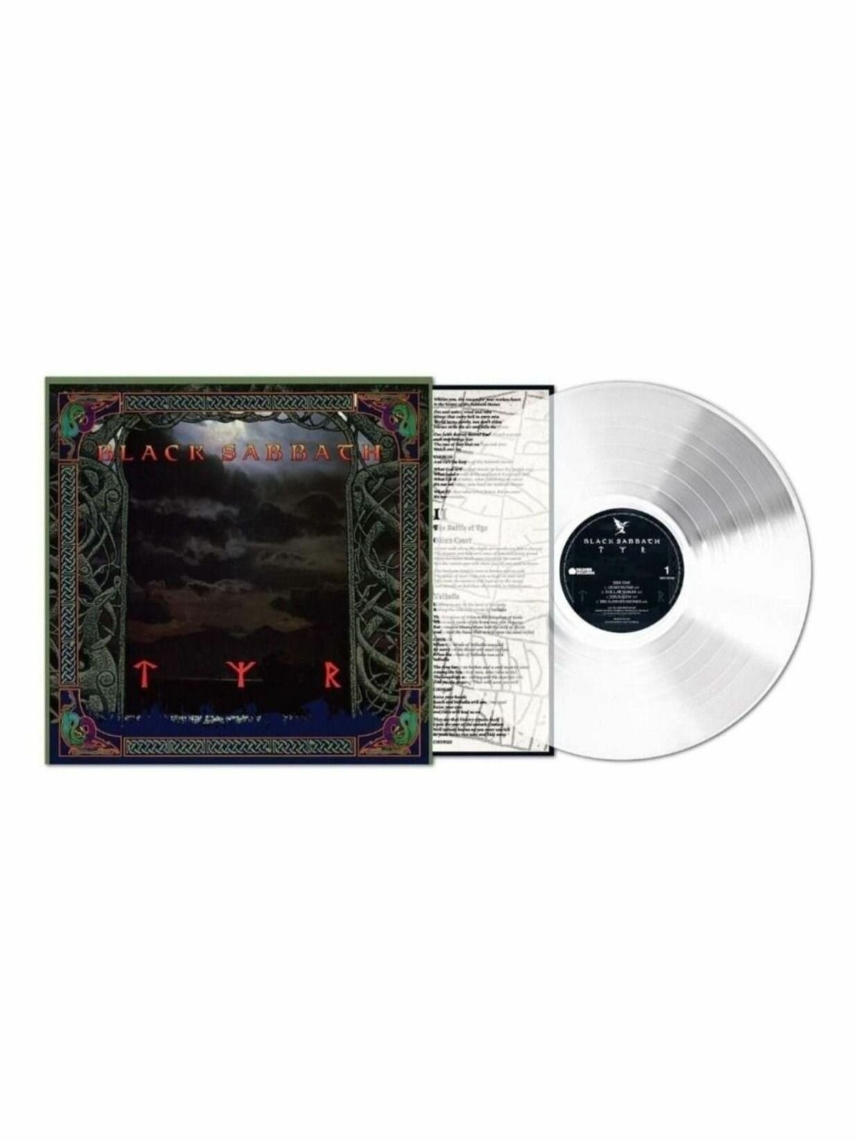 Виниловая пластинка Black Sabbath - Tyr , LP, Limited Edition, Clear Vinyl,