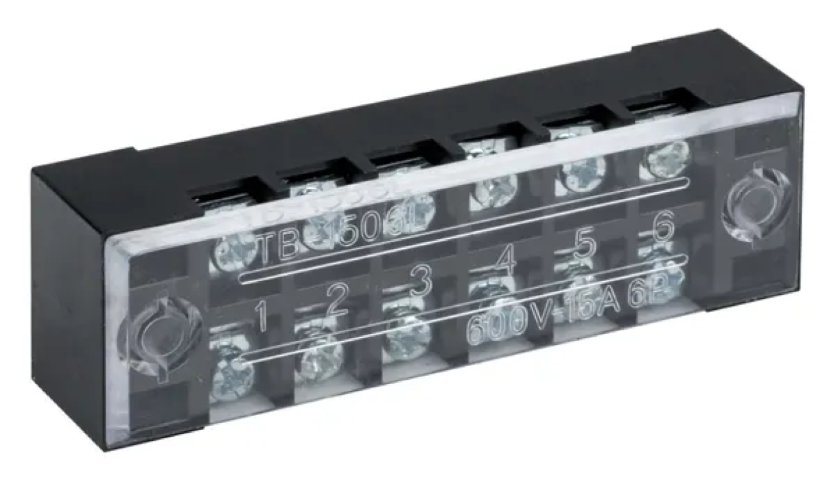 Клеммная колодка EKF / ЕКФ PROxima TB-1506 терминал до 1.5 мм2, 15 пар, 15А, 660В / электрика