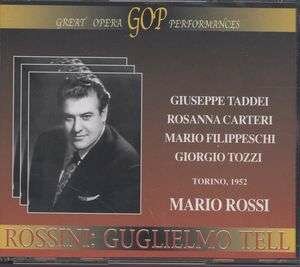 Диск Gioachino Rossini: Guglielmo Tell (Rossi, Rai Turin Chorus & Orchestra, Taddei) (3 CD)