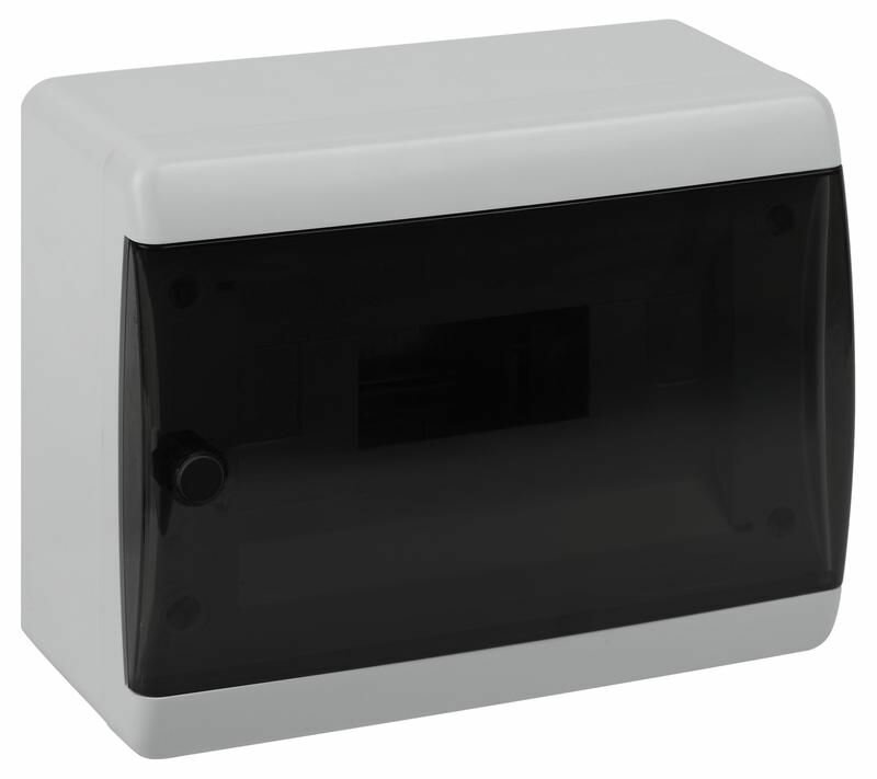 Корпус пластиковый навесной ЩРН-П-6 ЭРА COMFORT IP41 прозр. крышка бел. ЭРА Б0067468