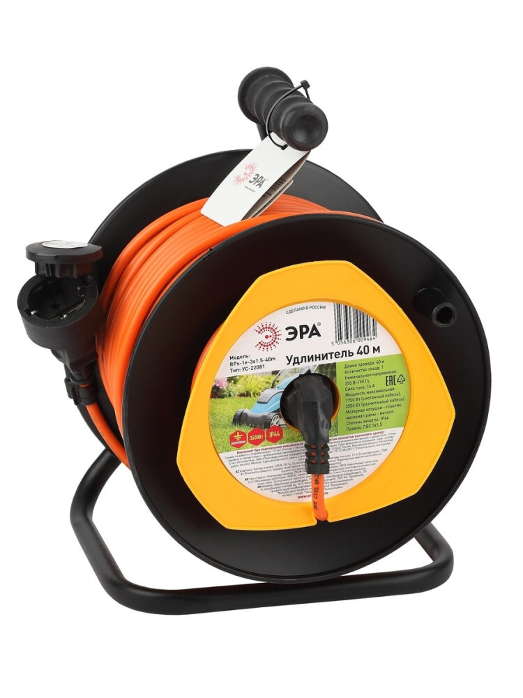 Розеточные блоки, удлинители RPx-1e-3x1.5-40m ЭРА