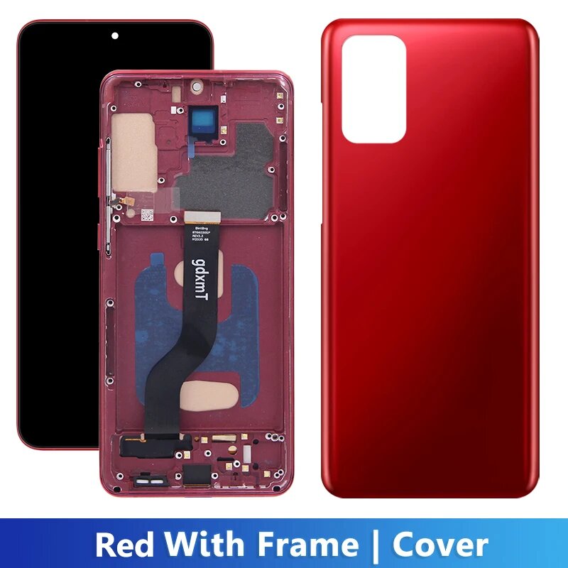 ЖК-дисплей S20 Plus G985F G986F/DS AMOLED для Samsung Galaxy S20 Plus, дисплей 5G TFT RedFrame Cover