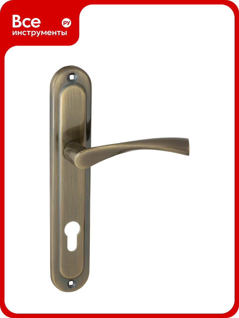 Ручка на планке VЕTTORE 85.323 AL AB алюминий, бронза 20348, алюминиевый,