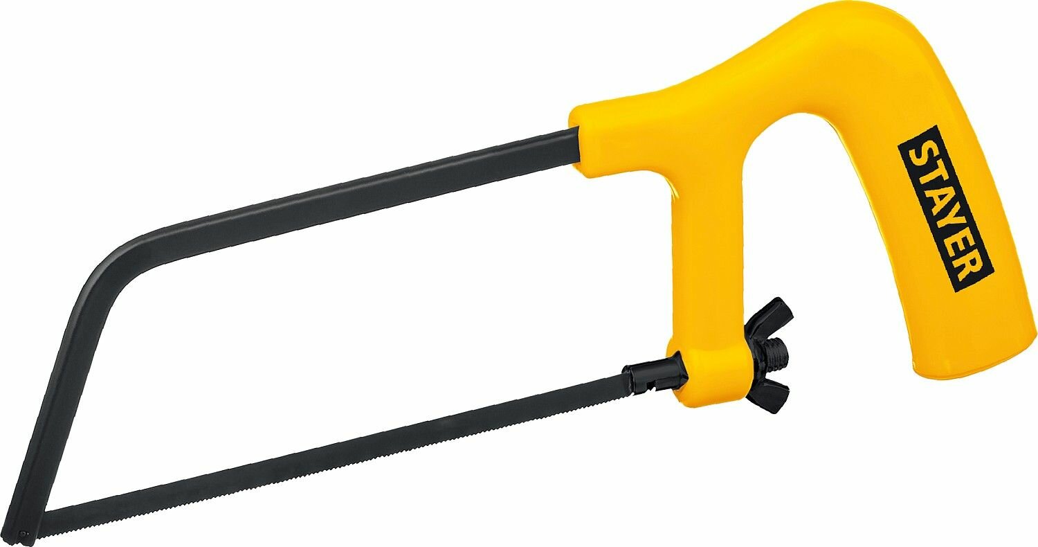 Мини ножовка STAYER Компактного размера, для работы по металлу, с полотном для точного реза