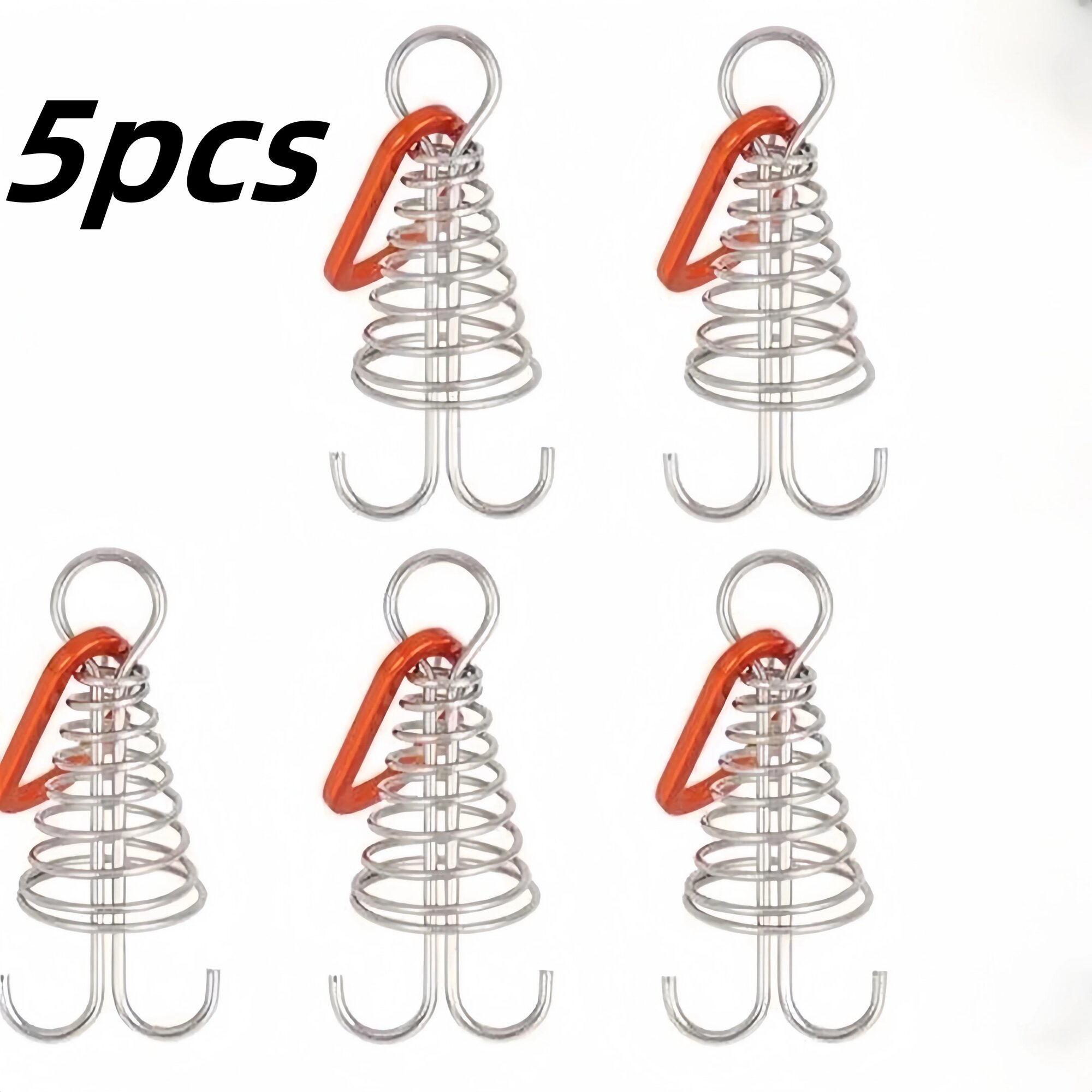 Крепление Для Веревки В Форме Осьминога Для Кемпинговых Палаток И Активного Отдыха, Нержавеющая Сталь, С Деревянным Крючком