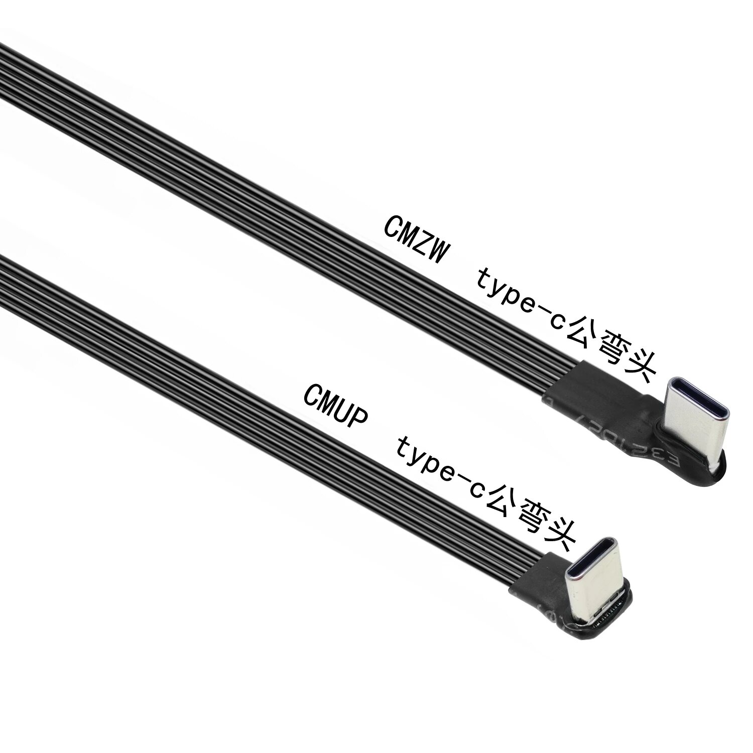 Плоский удлинитель USB 2.0 Type-C Chenyang 5-200 см