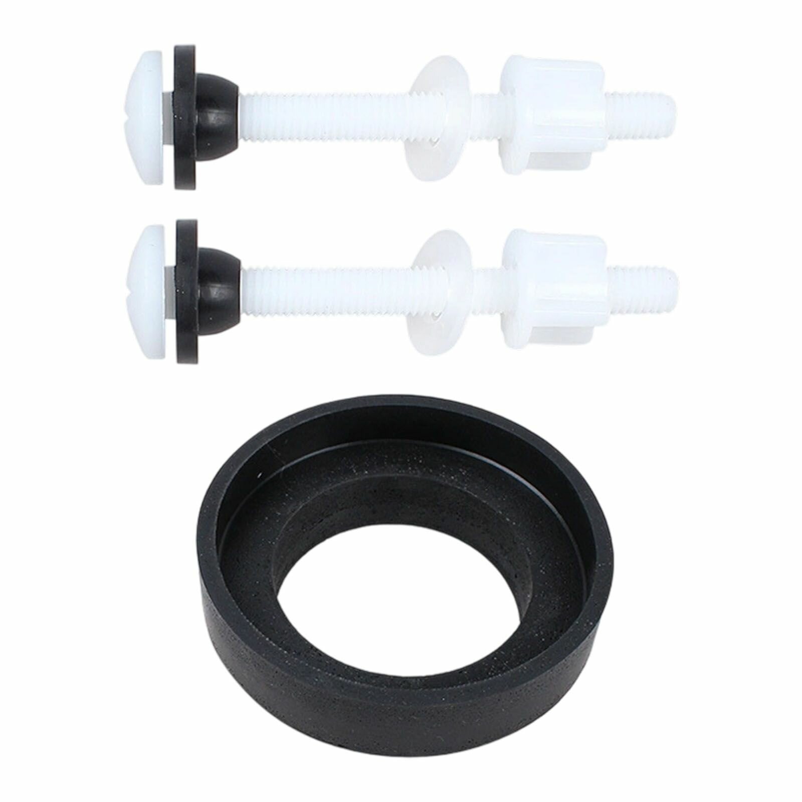 Пластиковый винт для бачка унитаза с резиновой прокладкой универсальный крепеж дома