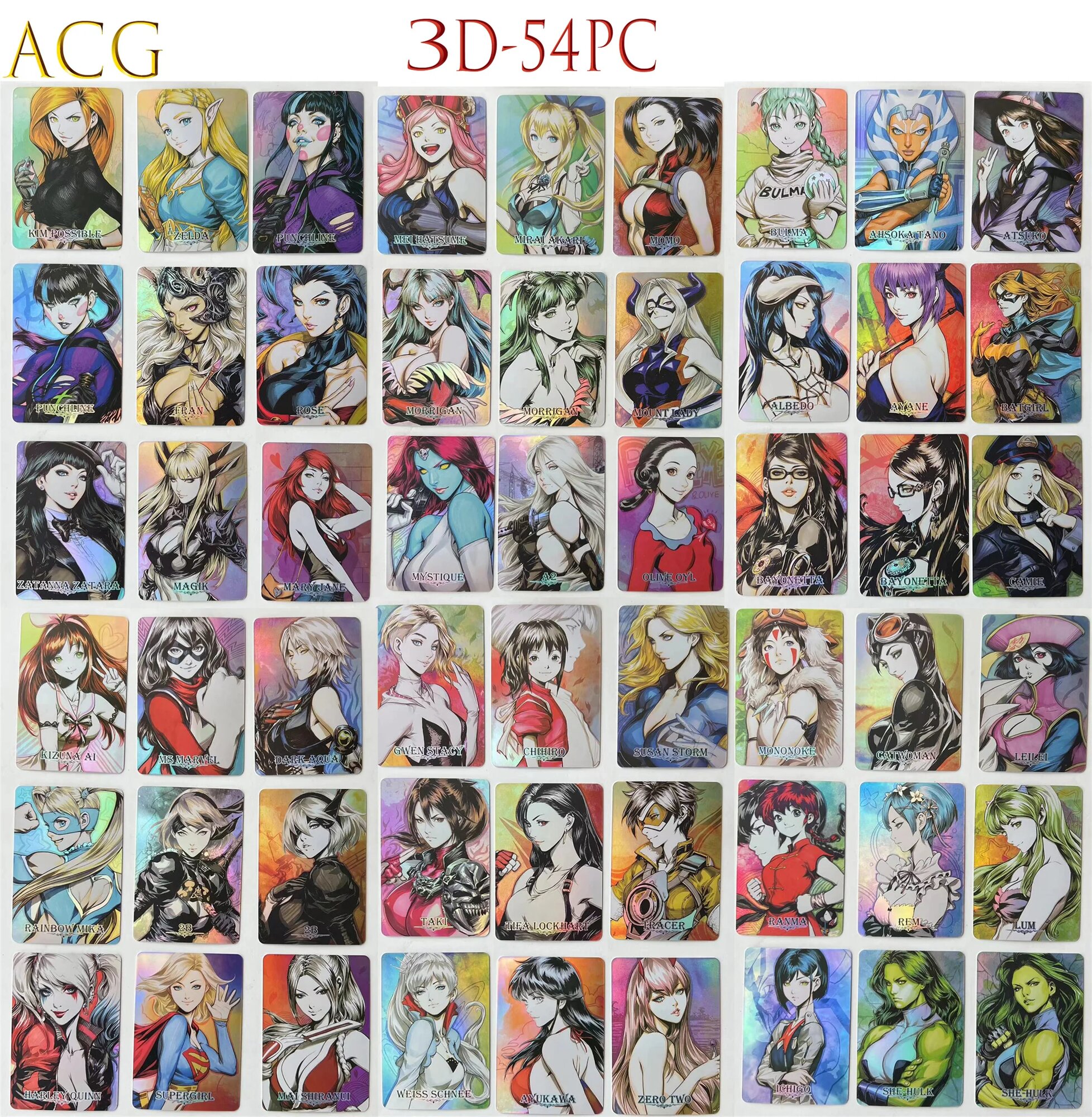 Коллекционные карты Bandai Anime Goddess Story