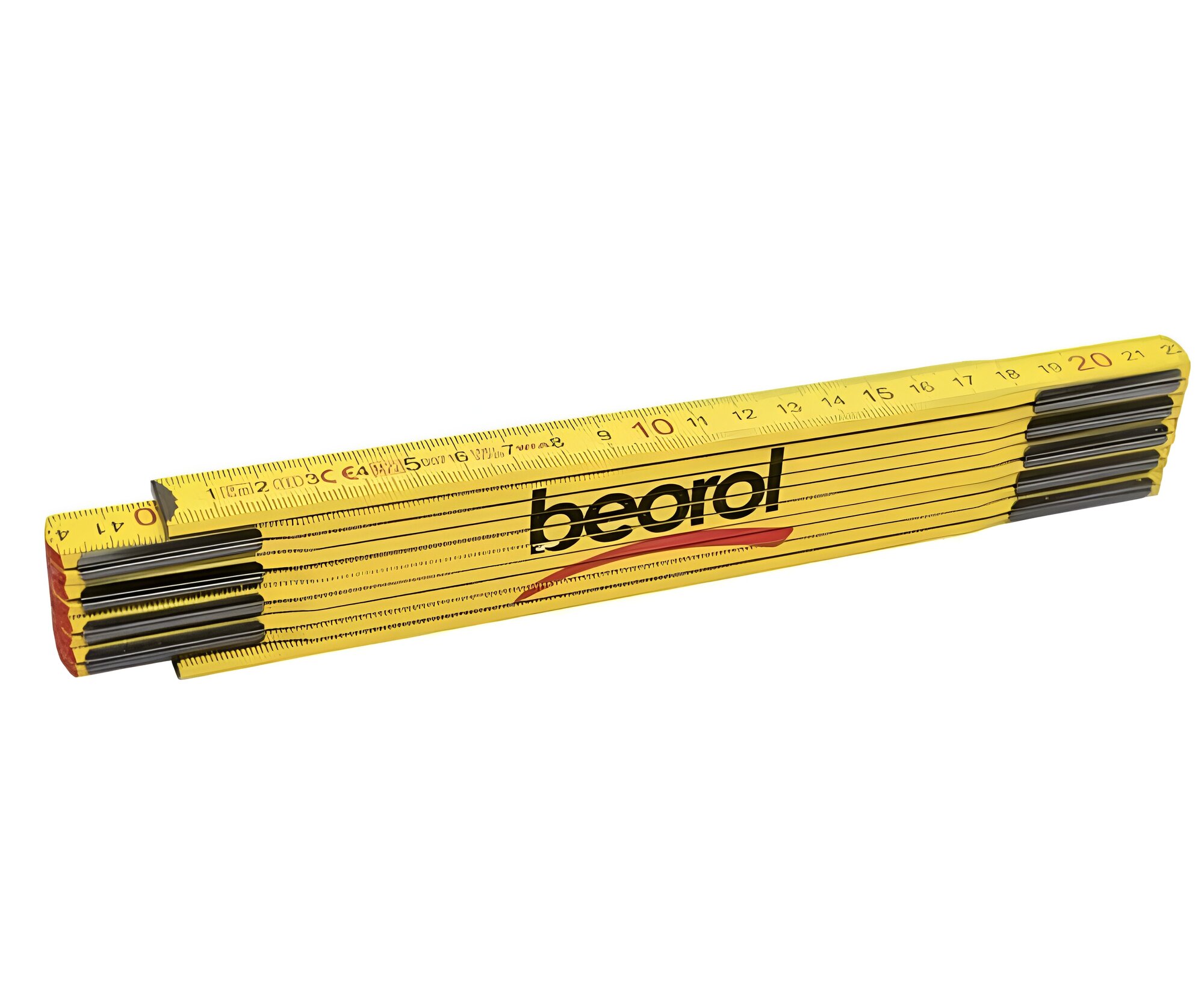 Метр складной Beorol 2м х 16мм, деревянный, прочные материалы — идеальный измерительный инструмент для дома и работы