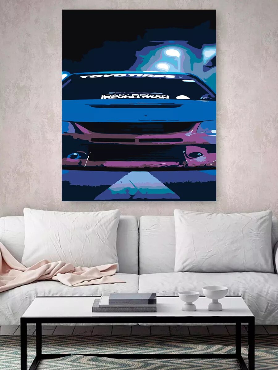 Картина по номерам Автомобиль