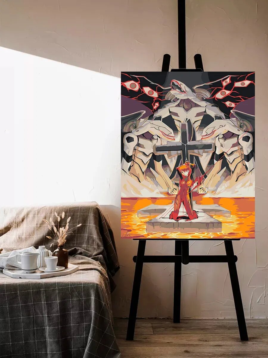 Картина по номерам Евангелион Shin Seiki Evangelion Аниме