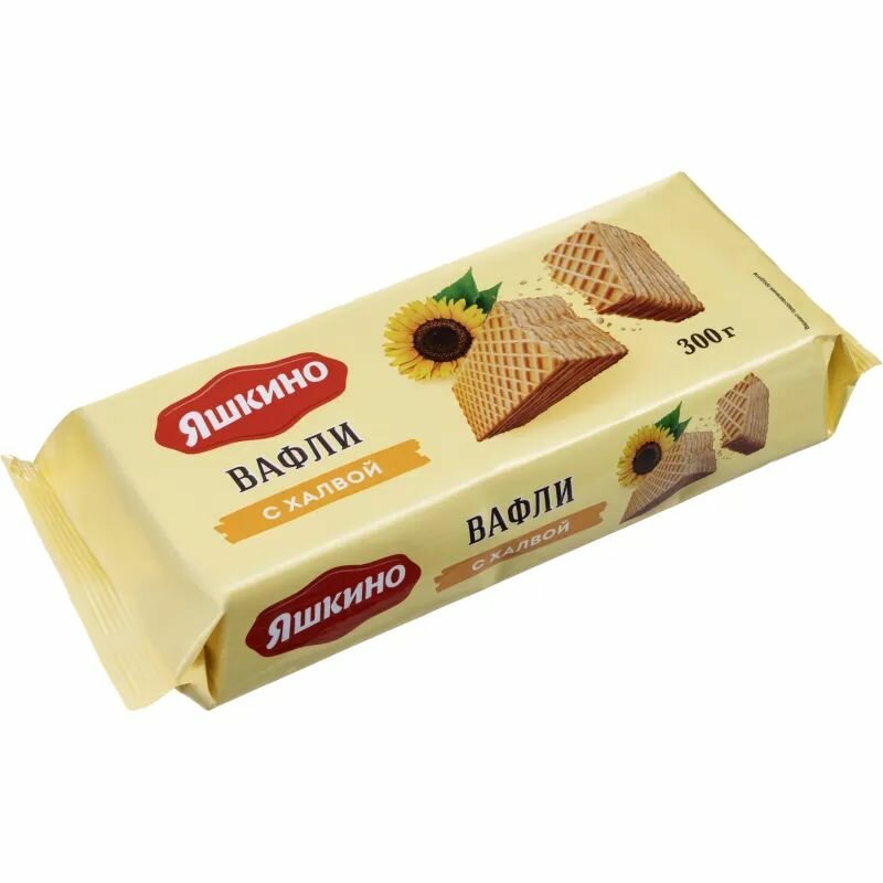 Вафли Яшкино с халвой, 300 г