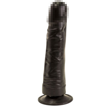 Биоклон Реалистичный фаллоимитатор, черный На присоске