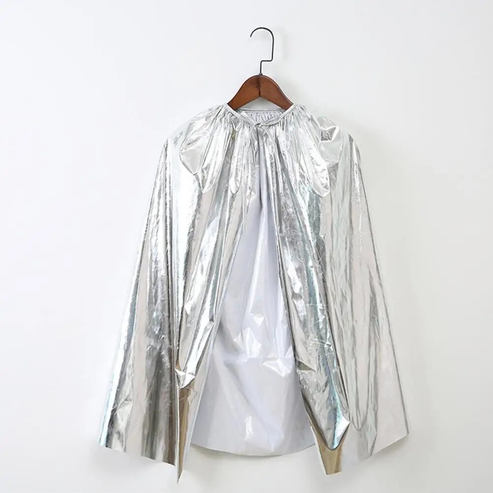 Радужный детский плащ, накидка на Хэллоуин, блестящая детская накидка с изображением короля и принца, плащ, костюм, детский плащ для косплея на день рождения