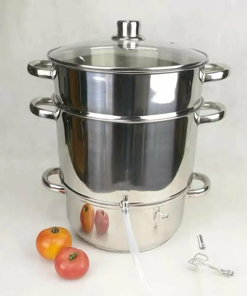 KNOW EASY-Соковарка, Нержавеющая сталь, 3 яруса, 10 л