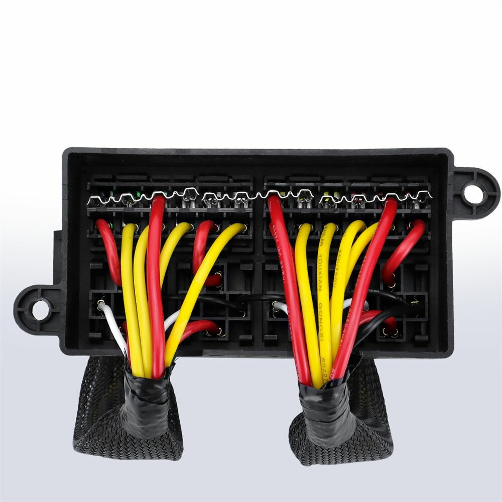 Блок Предварительно Подключенных Предохранителей 12V С 4-Контактными Реле 40A и Предохранителями Для Автомобиля, Морской Лодки