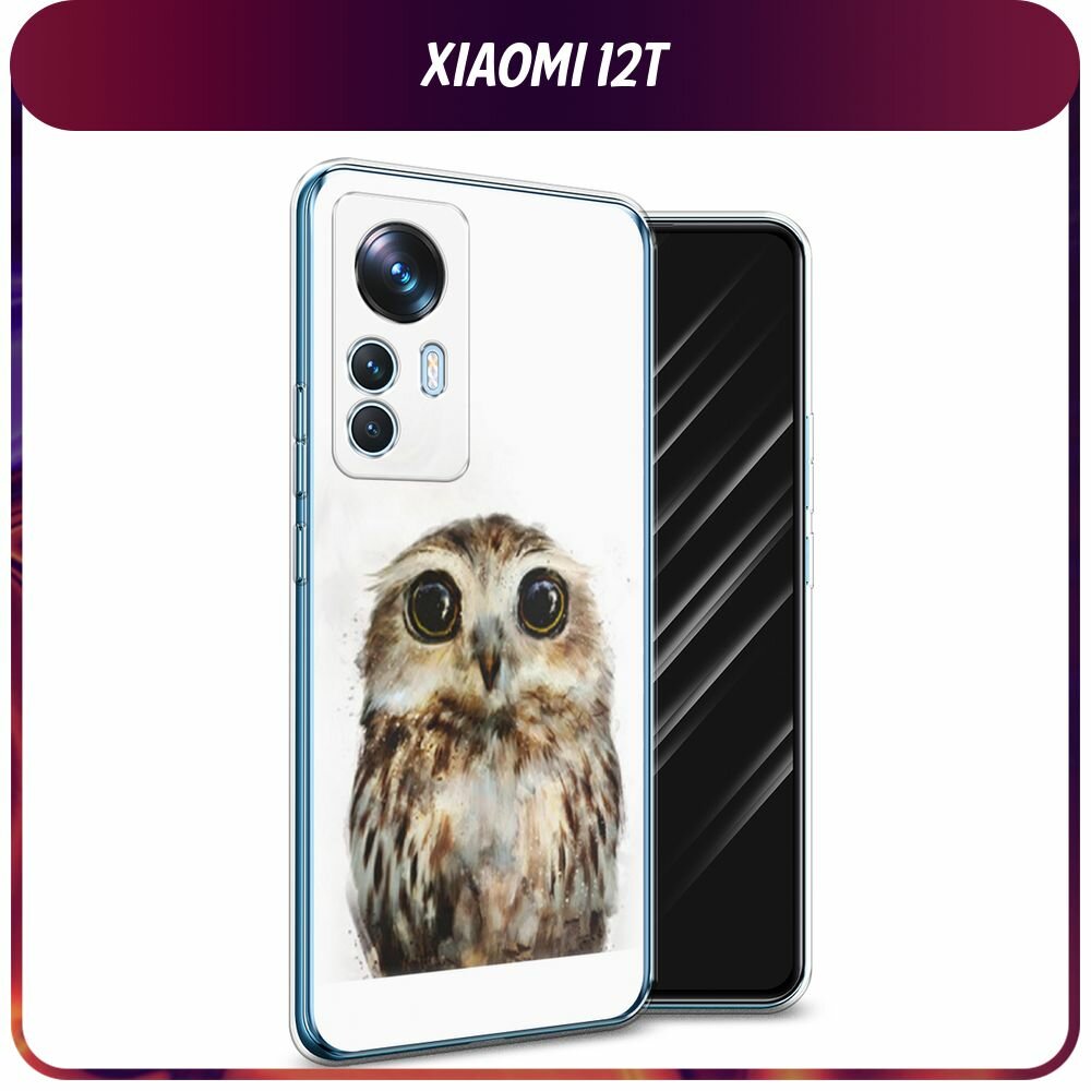 Чехол на Xiaomi 12T/12T Pro / Сяоми 12T/12T Про с принтом совенок