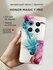 Чехол на Honor Magic 7 Pro / Хонор Мэджик 7 Про с принтом "Розовые разводы рисун...