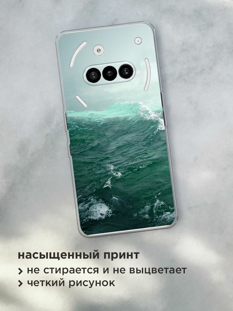 Чехол на Nothing Phone 3a / Нотинг Фон 3а с принтом "Волны 12" — фото 1