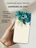 Чехол на Samsung Galaxy A5 2017 / Самсунг Галакси А5 2017 с принтом Перья голубо...