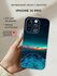Чехол на Apple iPhone 14 Pro / Айфон 14 Про с принтом "Закат в горах"