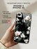 Чехол на Apple iPhone 4/4S / Айфон 4/4S с принтом "Beautiful white flowers", про...