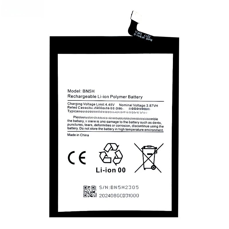 Совершенно новый аккумулятор для мобильного телефона BN5H 5000 мАч для Xiaomi Redmi Note11E/POCO M4 5G/Poco M5, сменные аккумуляторы для телефона + инструменты 1 Battery