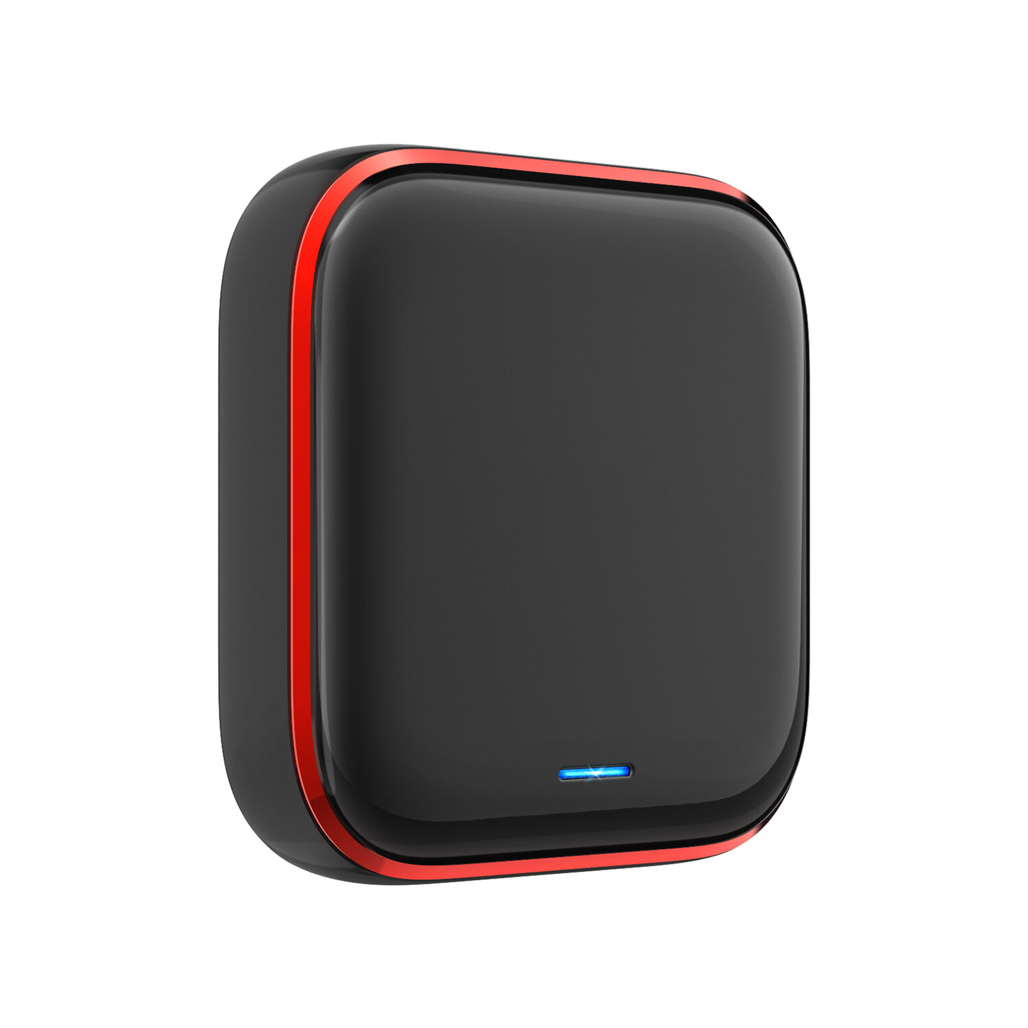 TUYA IR Remote Control, Универсальный смарт-пульт Wi-Fi IR для телевизора, кондиционера, СТБ, аудио, совместимый со смарт-колонками, черный цвет, размер 71*71*20мм, количество 1 шт.