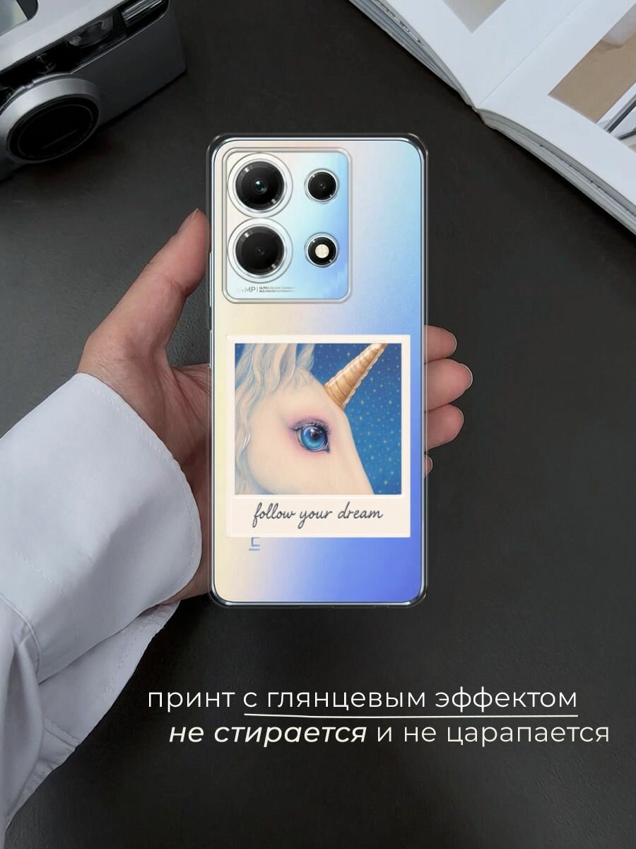 Чехол на Infinix Note 30 4G / Инфиникс Нот 30 4G с принтом "Глаз единорога" — фото 1